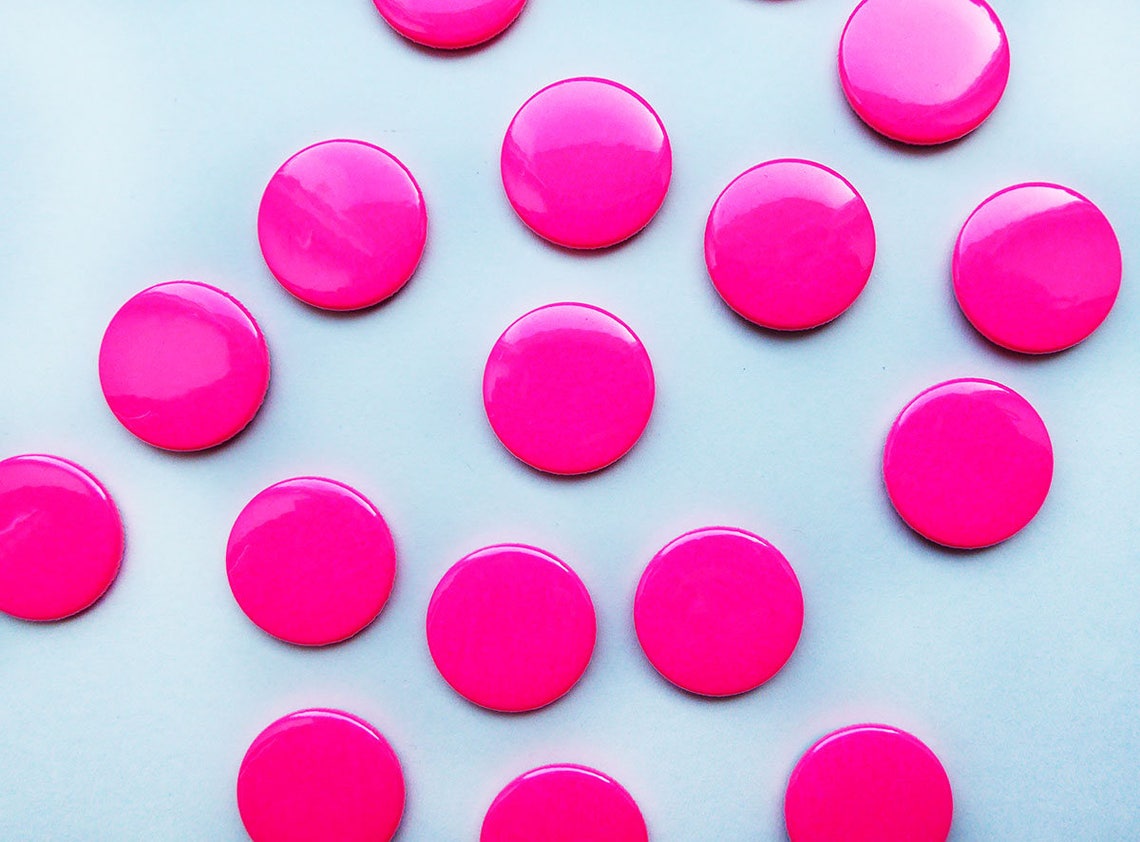 Magnets Neonpink Pink 8 Set Magnet - Etsy