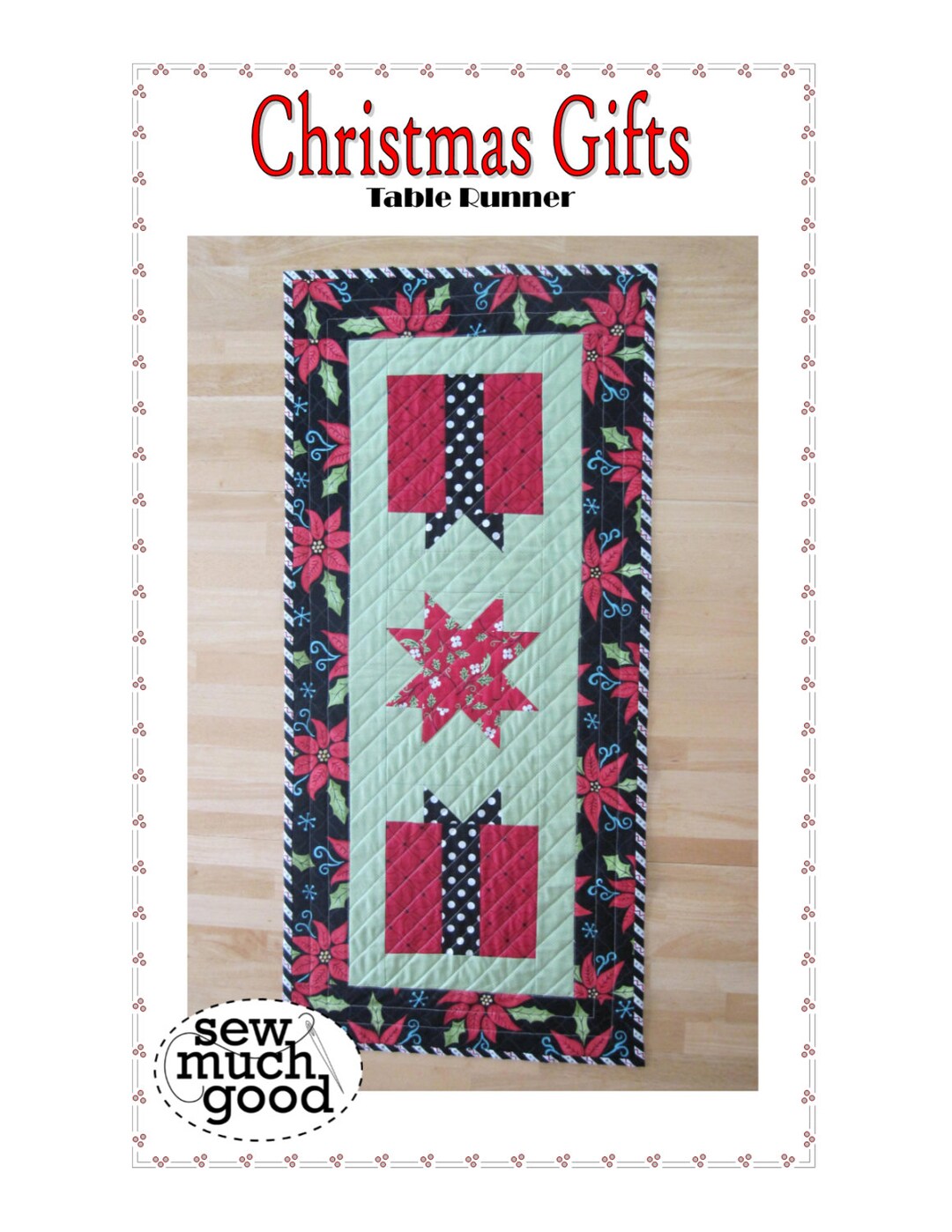 Christmas Gifts Table Runner PDF Download Pattern - Etsy