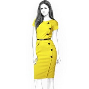 4342 Women's Dress Sewing Pattern PDF - S,M,L,XL / Custom Size ...