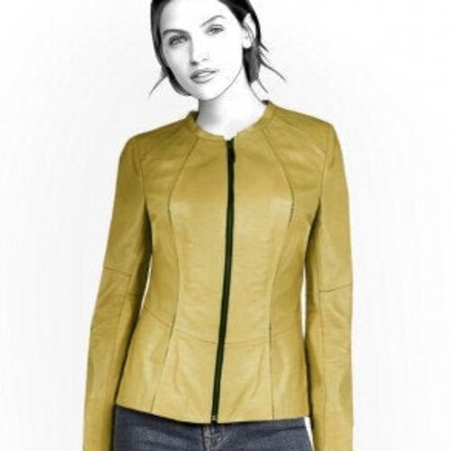 4973 Leather / Denim Jacket PDF Sewing Pattern S-M-L-XL or - Etsy
