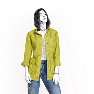 2137 PDF Denim Jacket Sewing Pattern - S-M-L-XL or Made to Measure ...