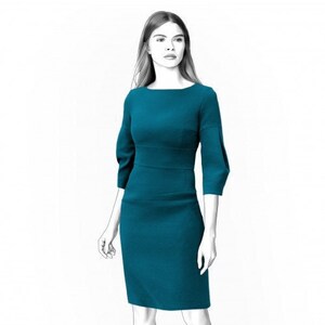 2081 Women's Dress Sewing Pattern PDF - S,M,L,XL / Custom Size ...