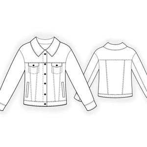 2689 Corduroy Jacket Sewing Pattern PDF Download, S-M-L-XL or Free Made ...