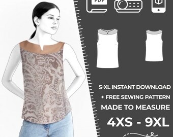 The Bondi Top Pattern Sew to Grow SWTG16 - Etsy