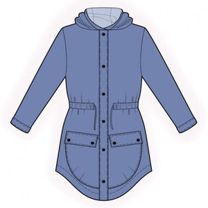 2110 PDF Denim Jacket Sewing Pattern - S-M-L-XL or Made to Measure ...