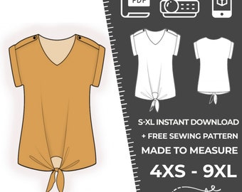 The Bondi Top Pattern Sew to Grow SWTG16 - Etsy