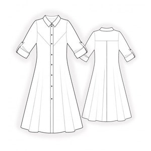 2323 Women's Dress Sewing Pattern PDF - S,M,L,XL / Custom Size ...