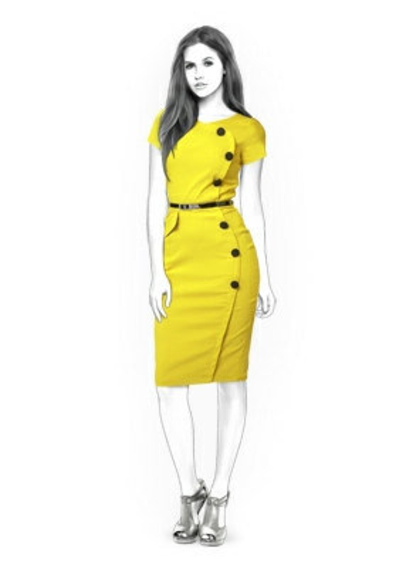 Lekala 4342 Dress Sewing Pattern PDF Download S-M-L-XL or - Etsy Canada