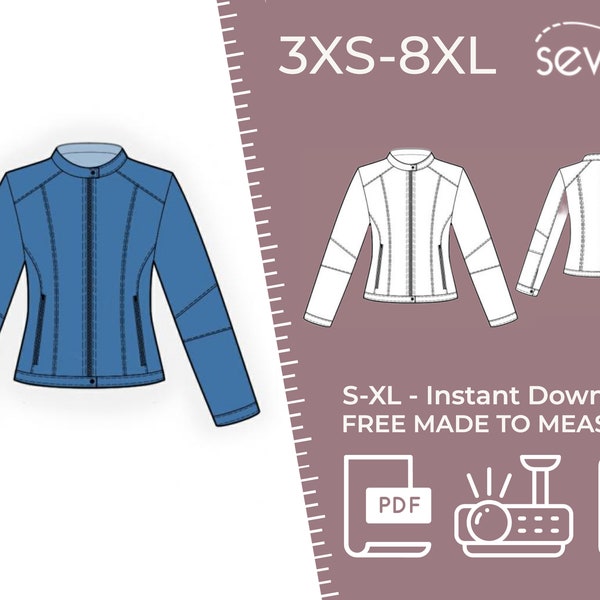 Varsity Jacket Pattern - Etsy