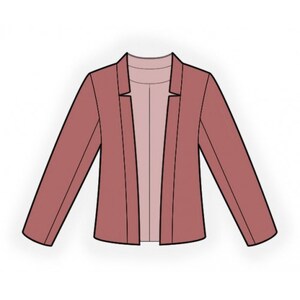 2507 Jacket Sewing Pattern PDF Download S-M-L-XL or Free Made - Etsy