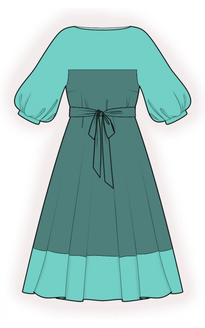 2348 Dress Sewing Pattern PDF S-M-L-XL or Made to Measure - Etsy