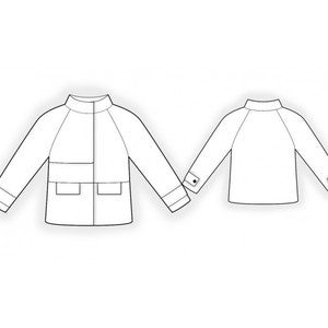 2388 - Jacket Sewing Pattern PDF Download, S-M-L-XL or Free Made to ...