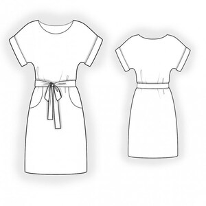 2366 Women's Dress Sewing Pattern PDF - S,M,L,XL / Custom Size ...