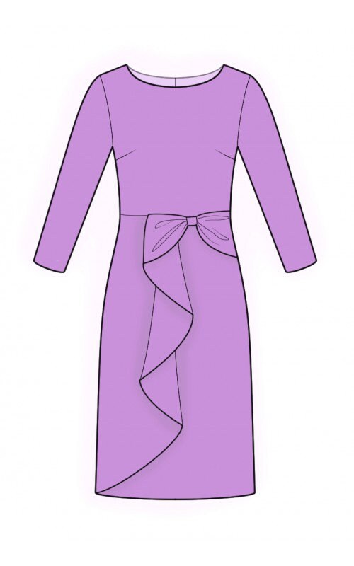 4987 Women's Dress Sewing Pattern PDF - S,M,L,XL / Custom Size ...