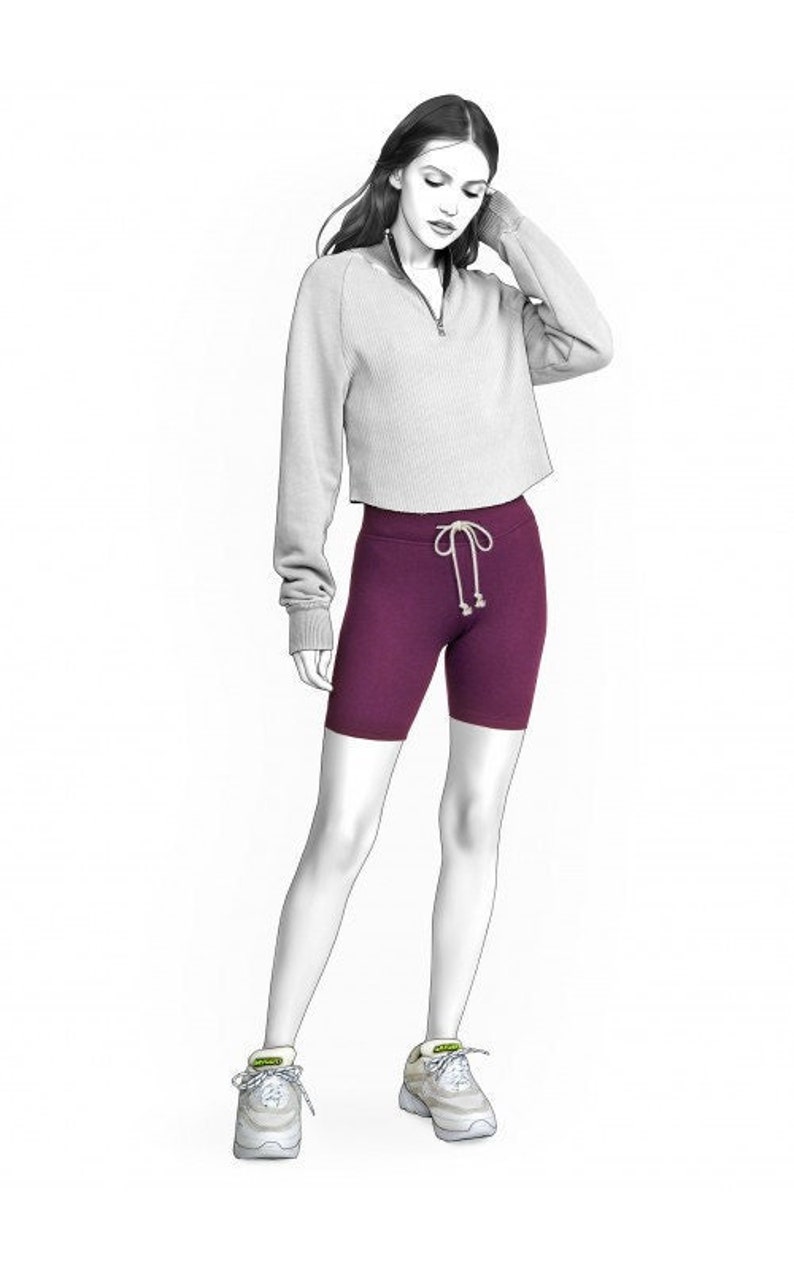 2048 Sport Shorts Sewing Pattern PDF S-M-L-XL or Made to - Etsy