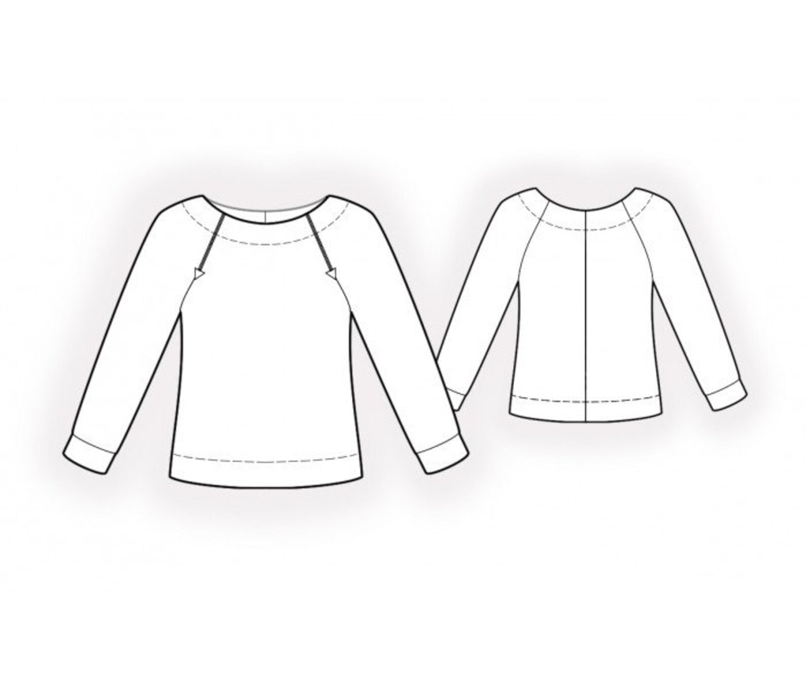 2041 Top Sewing Pattern PDF S-M-L-XL or Made to Measure - Etsy