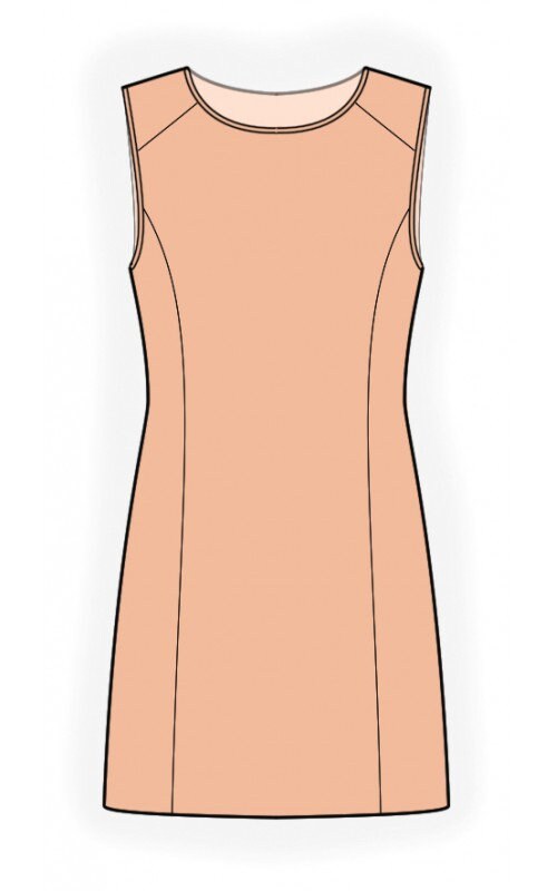 2108 Women's Dress Sewing Pattern PDF - S,M,L,XL / Custom Size ...
