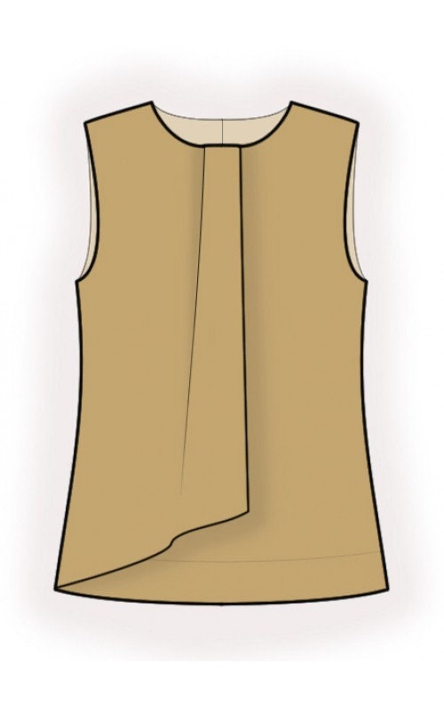 2315 Blouse Top Sewing Pattern PDF S-M-L-XL or Made to | Etsy