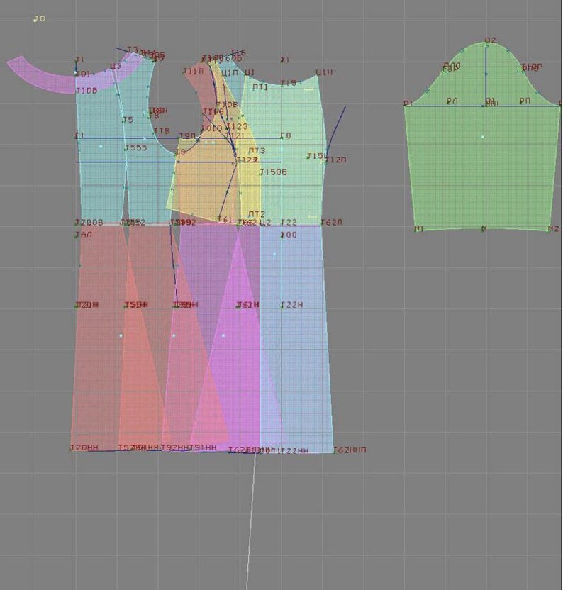 2053 Women's Dress Sewing Pattern PDF - S,M,L,XL / Custom Size ...