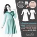 2122 Women's Dress Sewing Pattern PDF - S,M,L,XL / Custom Size ...