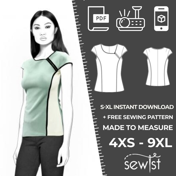 Top Sewing Pattern - Etsy