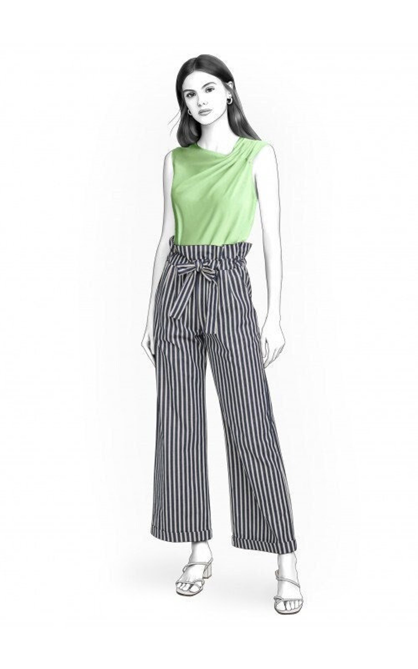 2384 Blouse Sewing Pattern PDF S-M-L-XL or Made to Measure - Etsy