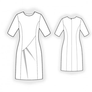 2515 Women's Dress Sewing Pattern PDF - S,M,L,XL / Custom Size ...