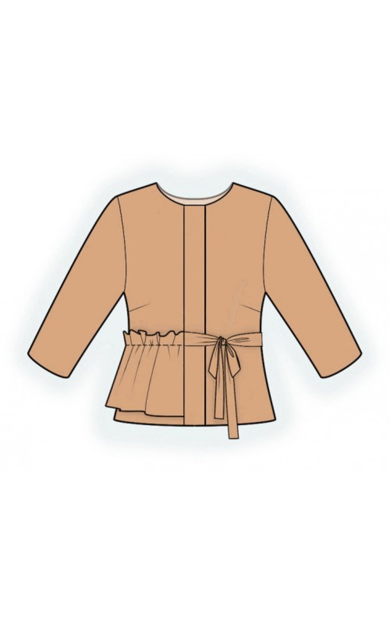 2386 PDF Jacket Sewing Pattern S-M-L-XL or Made to Measure | Etsy