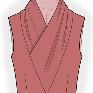 2501 Vest Sewing Pattern PDF Download S-M-L-XL or Free Made - Etsy