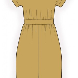 2279 Women's Dress Sewing Pattern PDF - S,M,L,XL / Custom Size ...