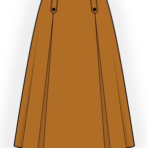 2627 Skirt Sewing Pattern PDF - S-M-L-XL or Made to Measure Sewing ...