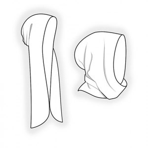 2377 Hood Sewing Pattern PDF - S-M-L-XL or Made to Measure Sewing ...