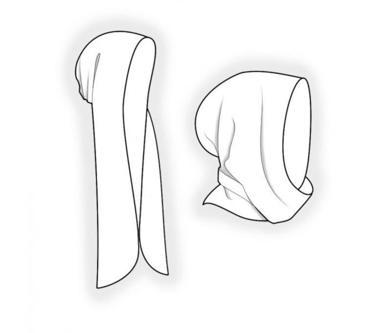 2377 Hood Sewing Pattern PDF - S-M-L-XL or Made to Measure Sewing ...