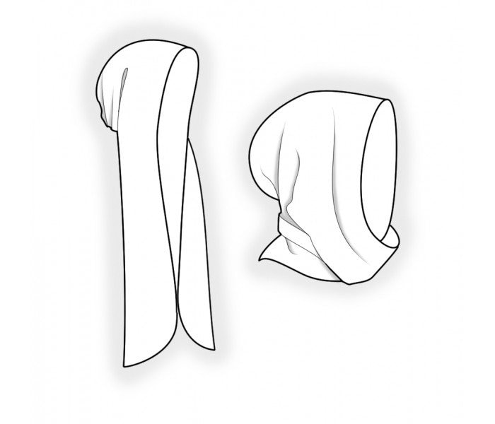 2377 Hood Sewing Pattern PDF - S-M-L-XL or Made to Measure Sewing ...