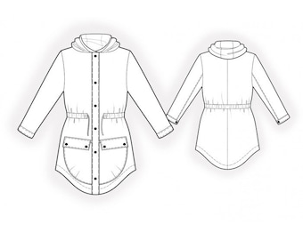 2284 Jacket Sewing Pattern S-M-L-XL or Made to Measure - Etsy