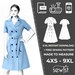 2463 Women's Dress Sewing Pattern PDF S,M,L,XL / Custom Size Elegant ...