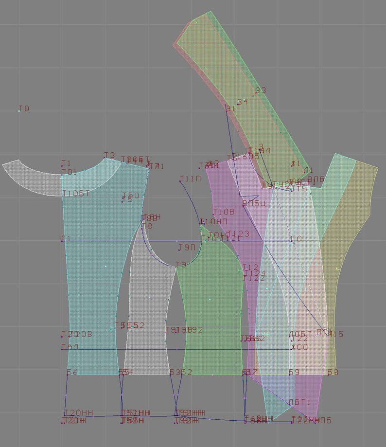 2813 Asymmetrical Vest - Sewing Pattern PDF - S-M-L-XL or Made to ...