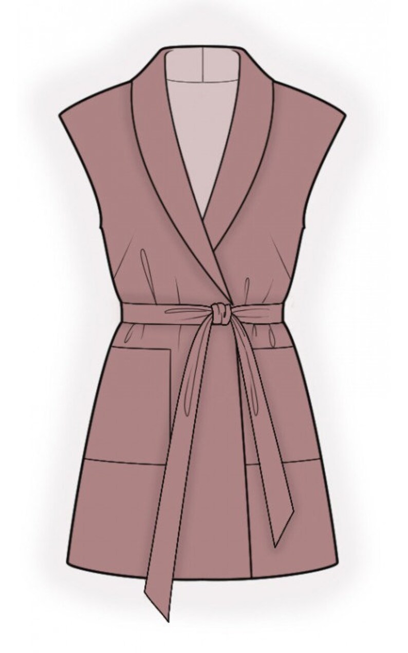 2491 Vest Sewing Pattern PDF Download, S-M-L-XL or Free Made to Measure ...