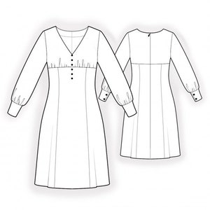 2316 Women's Dress Sewing Pattern PDF - S,M,L,XL / Custom Size ...