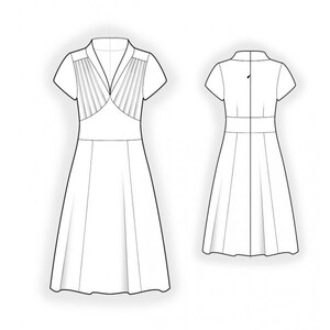 2584 Women's Dress Sewing Pattern PDF - S,M,L,XL / Custom Size ...