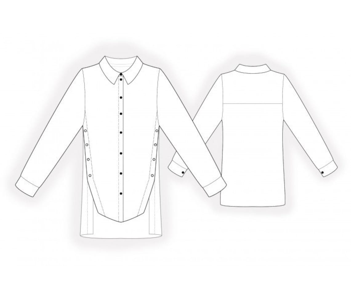 2033 Top Sewing Pattern PDF S-M-L-XL or Made to Measure | Etsy