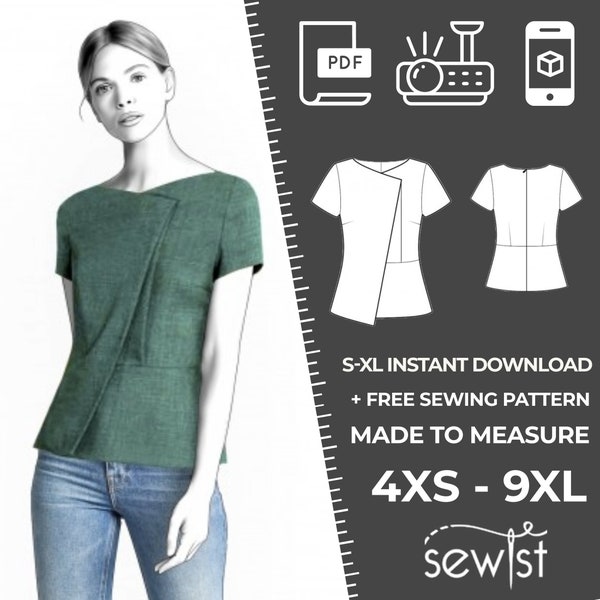 Pleated Top Pattern - Etsy