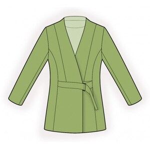 2510 Jacket Sewing Pattern PDF Download, S-M-L-XL or Free Made to ...