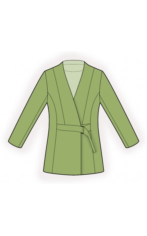 2510 Jacket Sewing Pattern PDF Download, S-M-L-XL or Free Made to ...