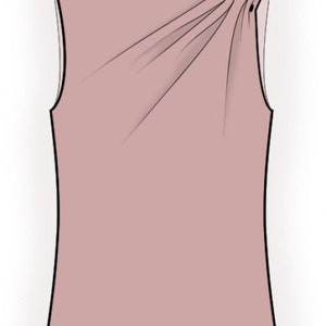 2384 Blouse Sewing Pattern PDF S-M-L-XL or Made to Measure | Etsy