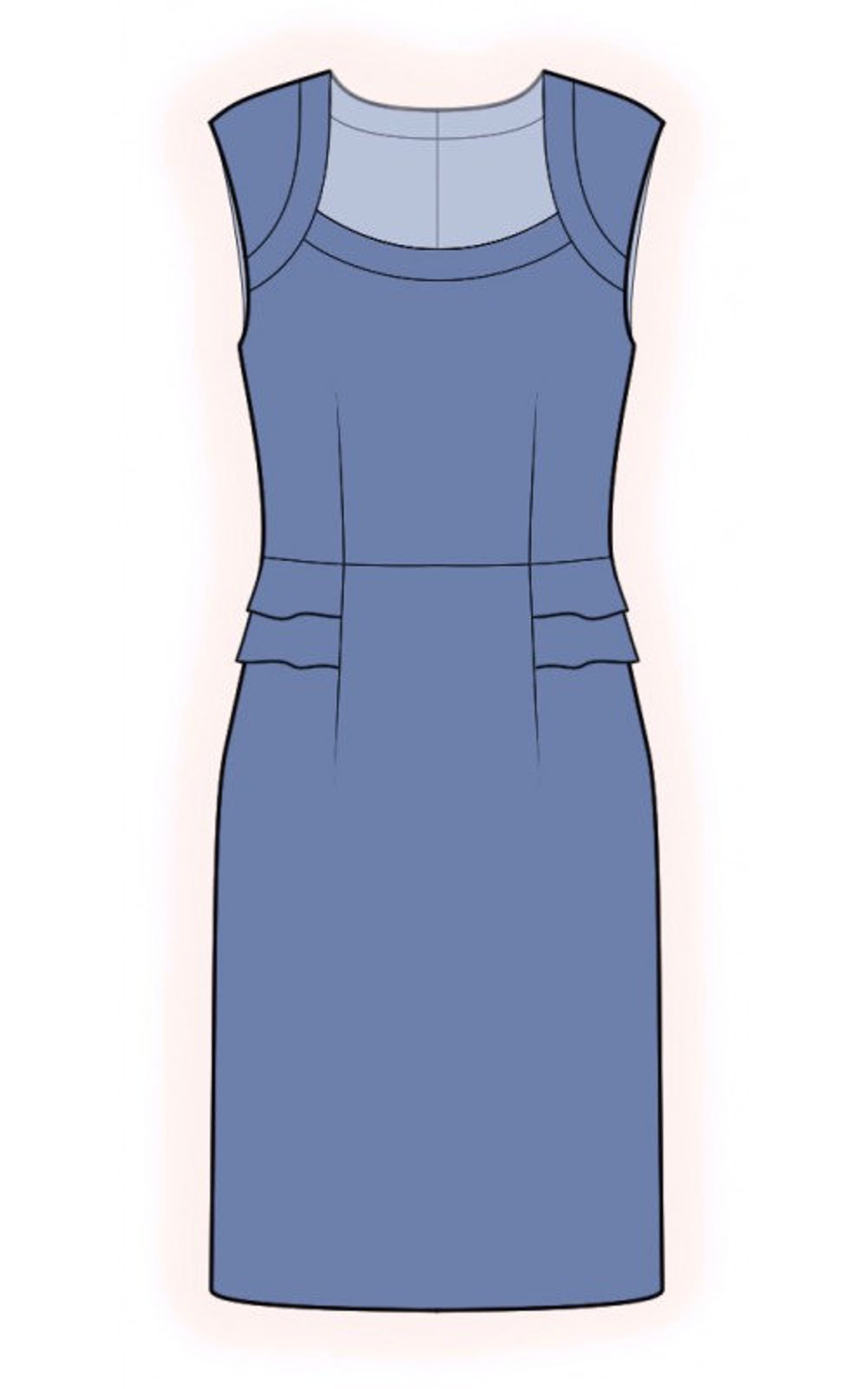 2261 Women's Dress Sewing Pattern PDF - S,M,L,XL / Custom Size ...