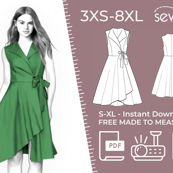 Plus Size Sewing Pattern Wedding Dress - Etsy