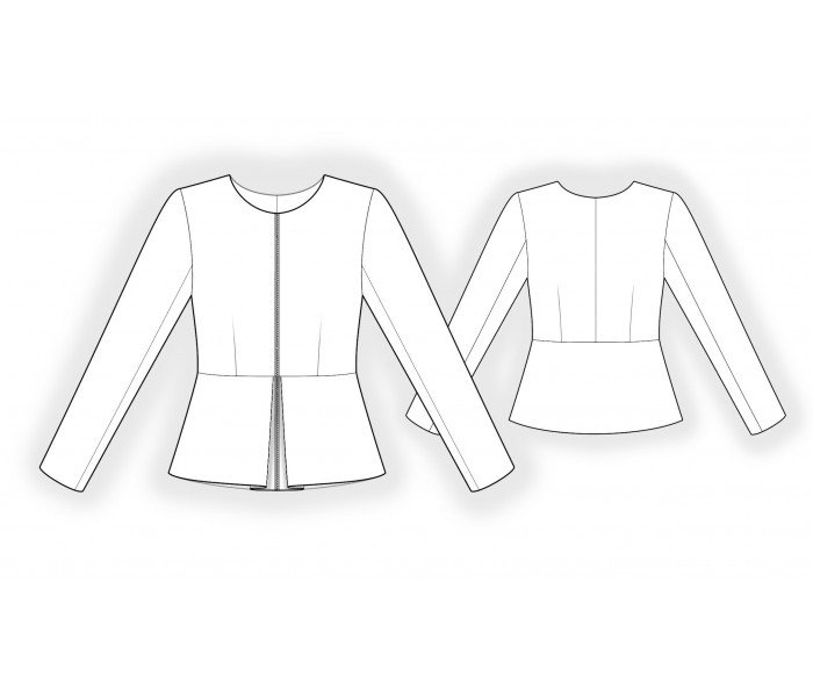 2400 PDF Jacket Sewing Pattern S-M-L-XL or Made to Measure | Etsy