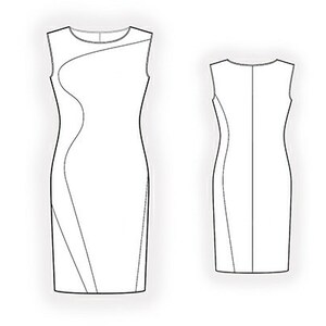 4349 Women's Dress Sewing Pattern PDF - S,M,L,XL / Custom Size ...