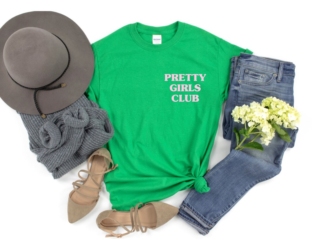Pretty Girls Club AKA Shirt Pink and Green Soror Gift Akaversary Gift ...